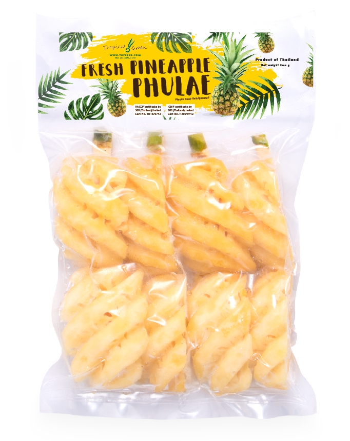 Fresh Cut Pineapple | Tropical Green